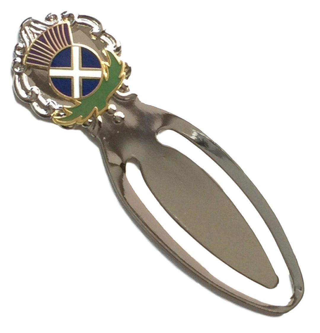 Scotland Thistle & Saltire Enamel Crested Bookmark T860 - Etsy