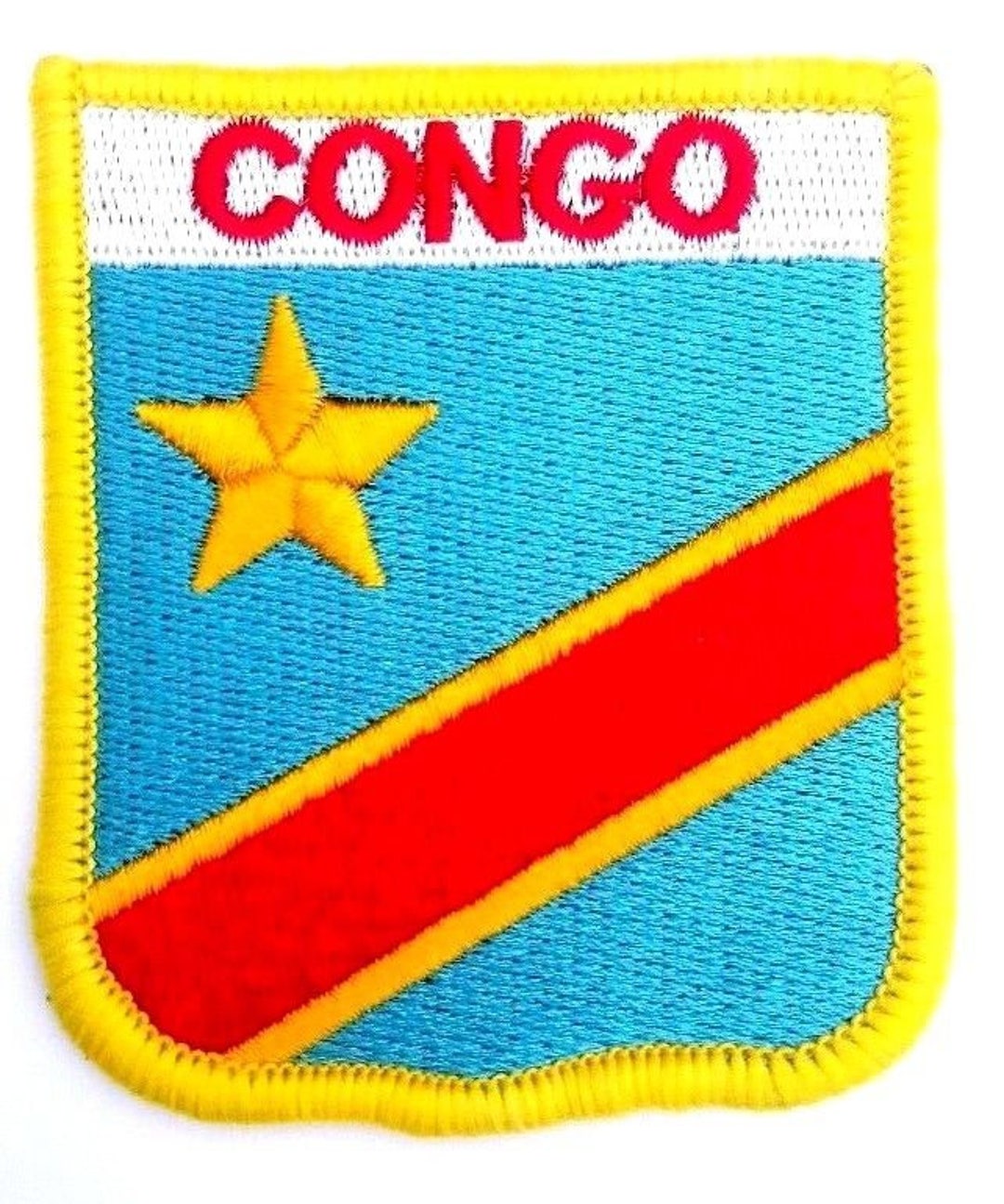 Congo Embroidered Patch - Etsy