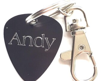 Guitar Pick Key Ring | Etsy