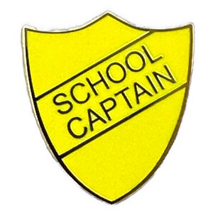 School Captain Yellow School / College Enamel Lapel Pin Badge - Etsy