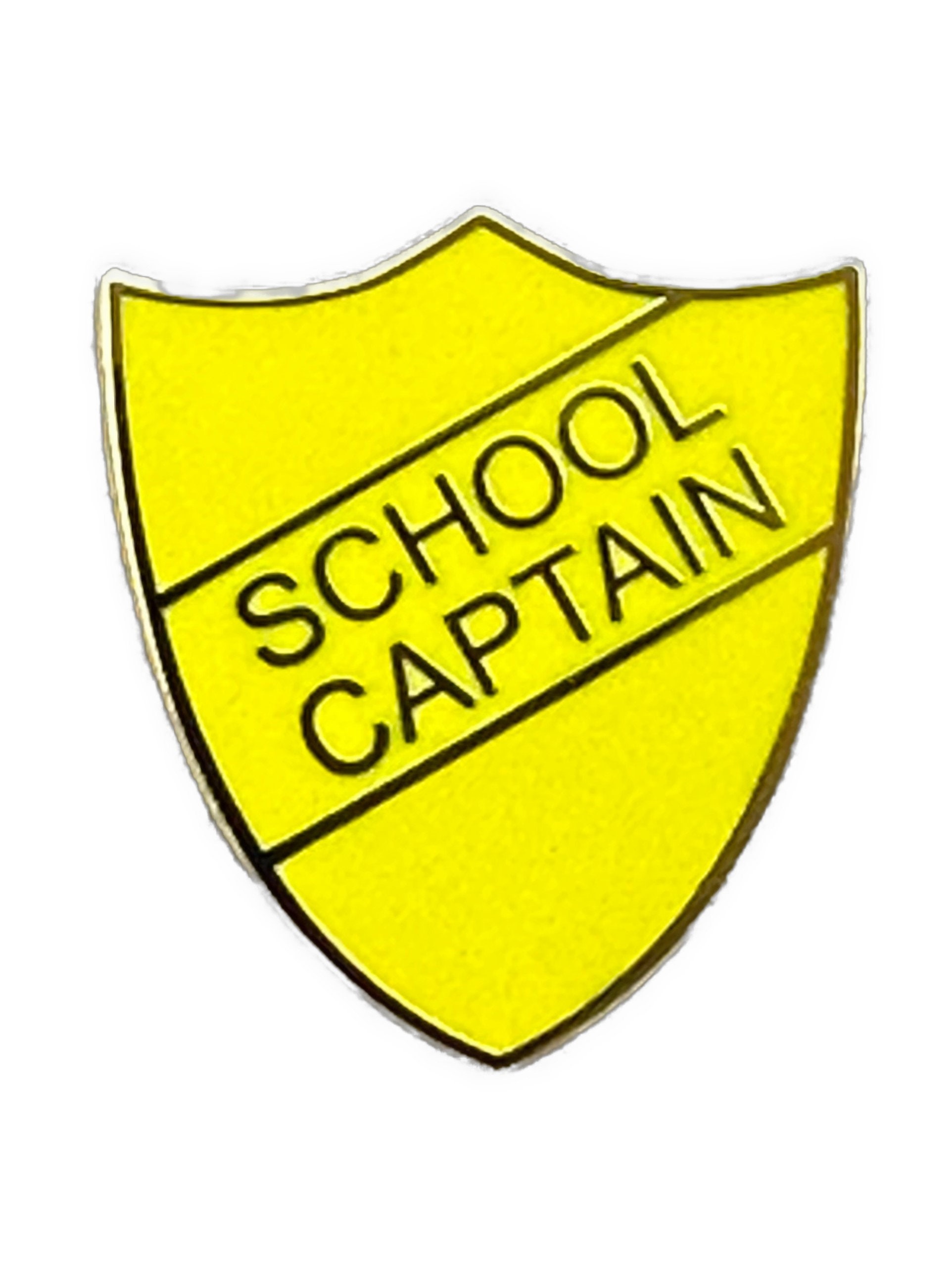 School Captain Yellow School / College Enamel Lapel Pin Badge - Etsy