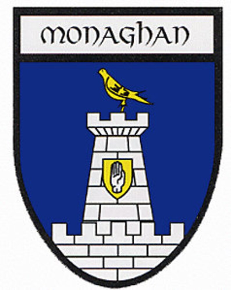 Ireland Monaghan County Iron on Embroidered Patch - Etsy UK