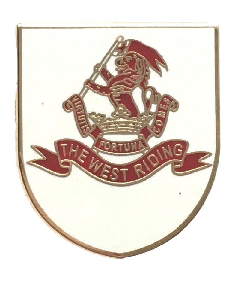 West Riding Regiment Yorkshire Military Badge & West Riding - Etsy