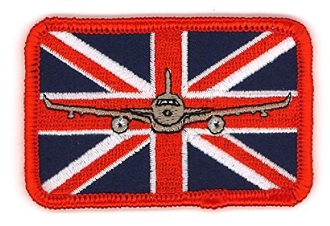No. 10 Squadron RAF & Union Jack With Airbus Voyager Embroidered ...