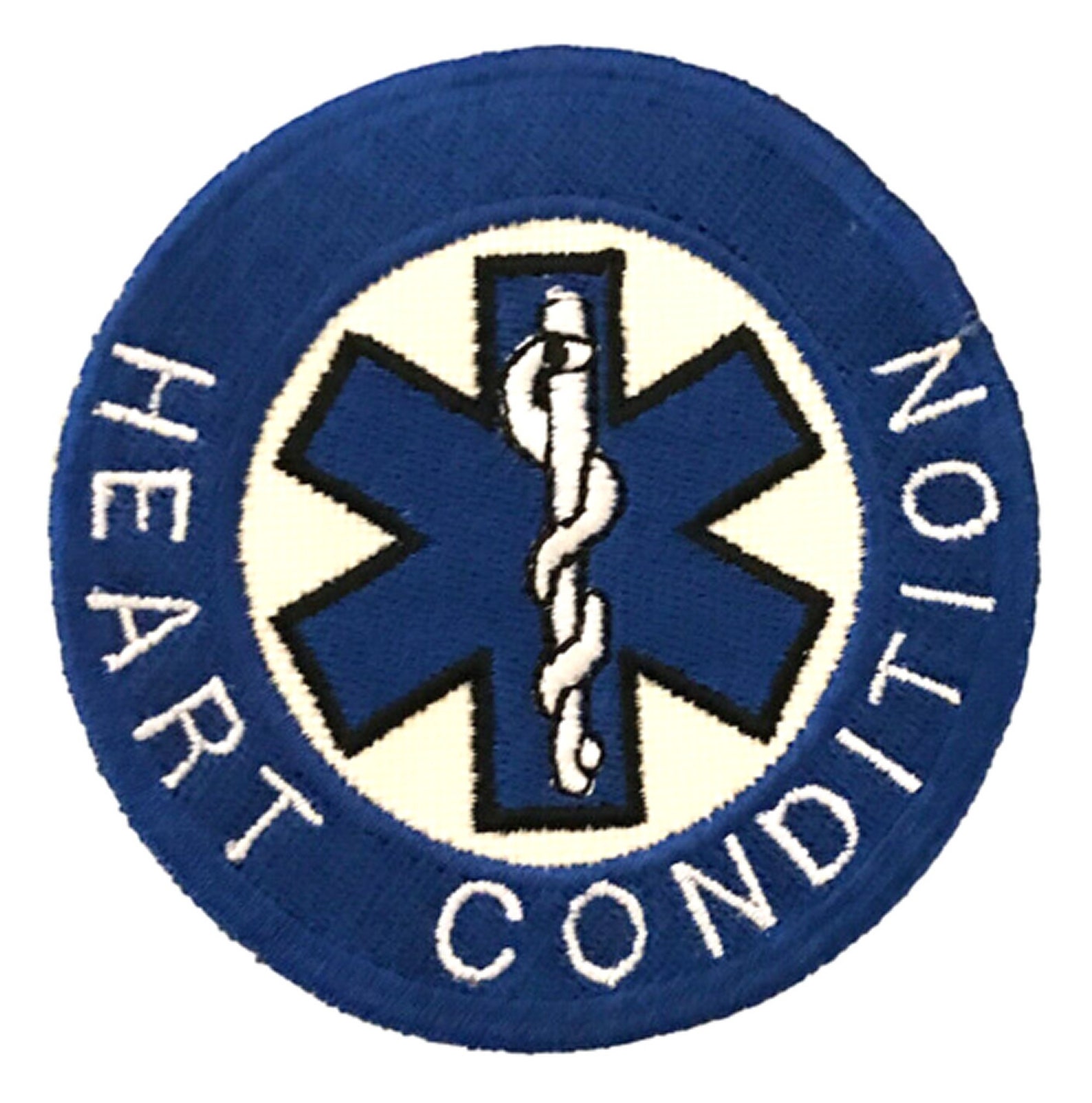 Heart Condition Medical Alert Symbol Embroidered Patch Badge | Etsy