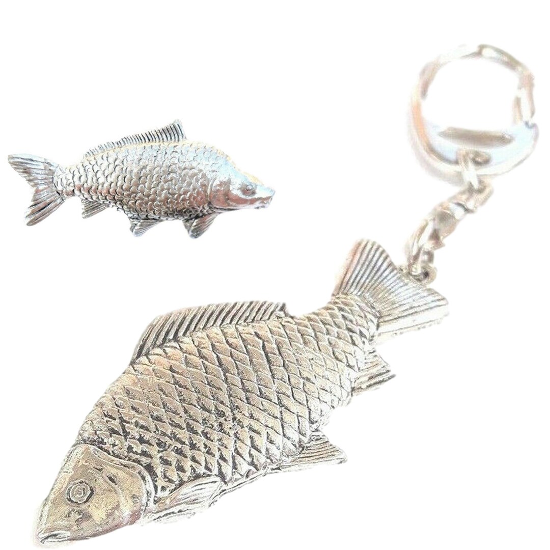 Common Carp Pin Badge and Carp Key Ring Boxed Gift Set - Etsy UK