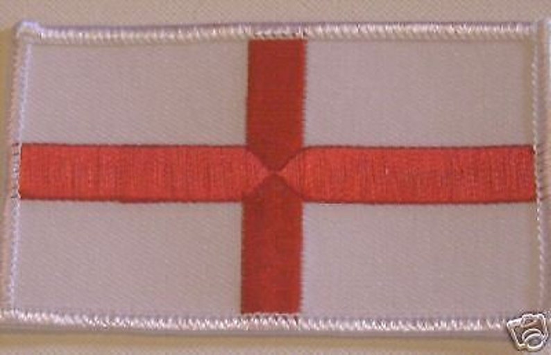 St George Cross Small Flag World Embroidered Patch A437 | Etsy