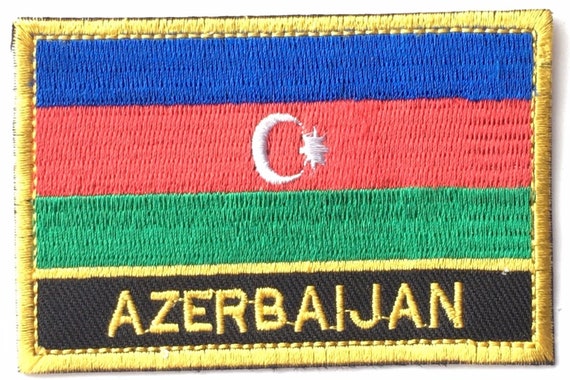 Azerbaijan Embroidered Sew or Iron on Patch Badge - Etsy