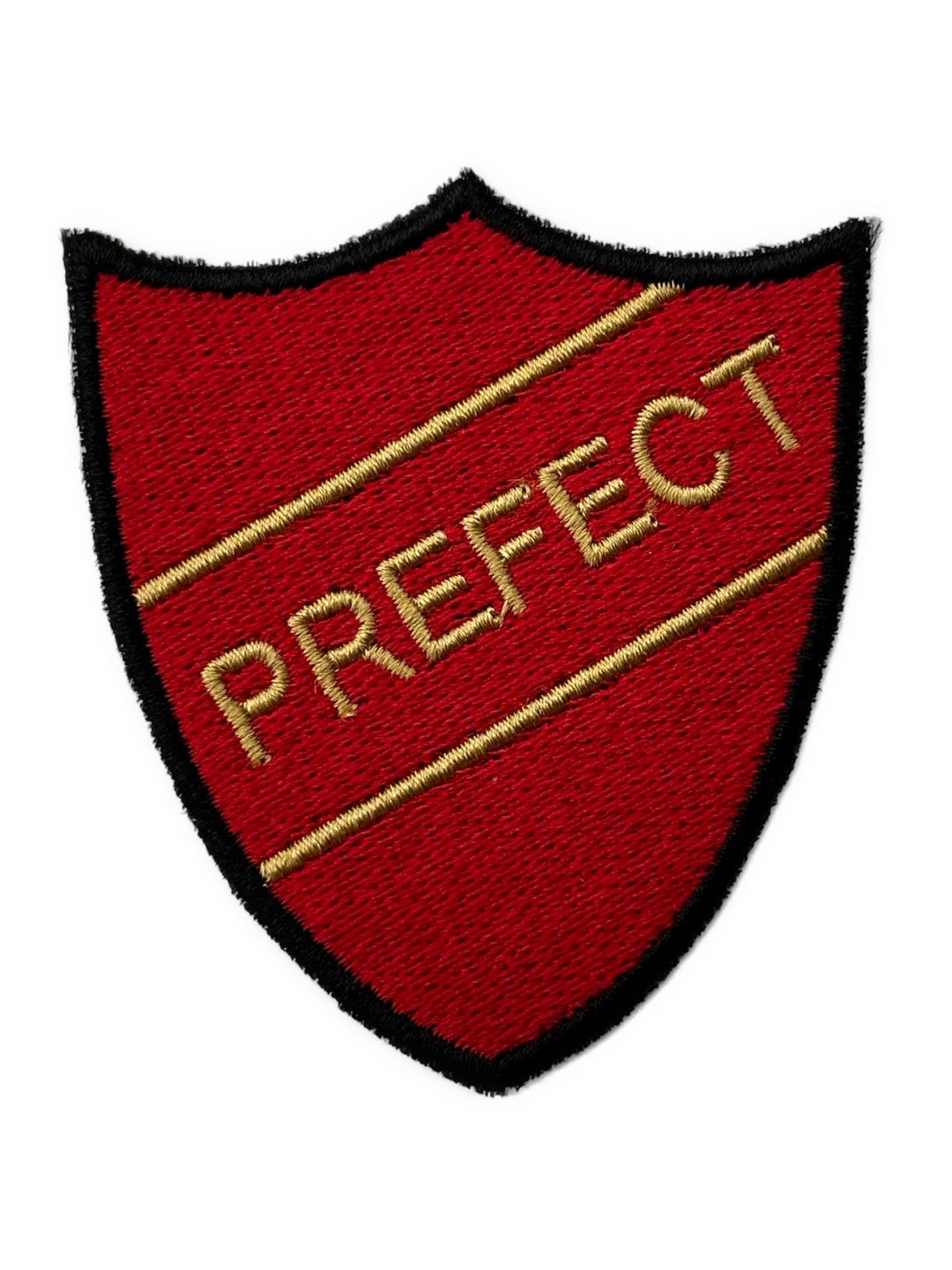 School Prefect Small Lapel Sized 35mm X 40mm Red Embroidered Patch - Etsy