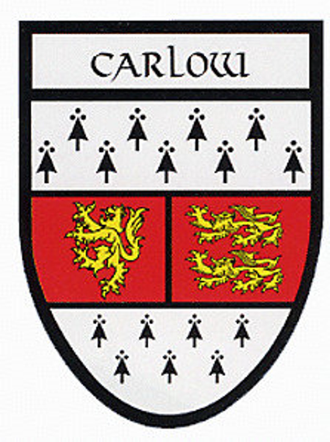 Carlow County Crest Iron on Embroidered Patch - Etsy