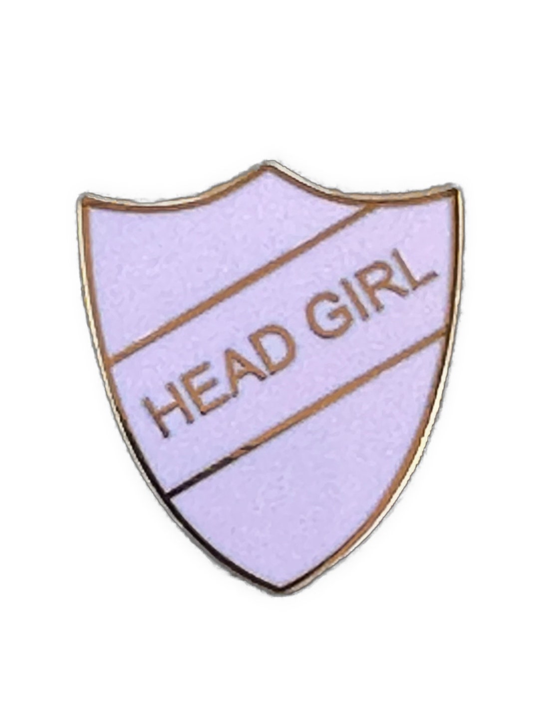 School Head Girl School / College Light Pink Enamel Lapel Pin Badge - Etsy