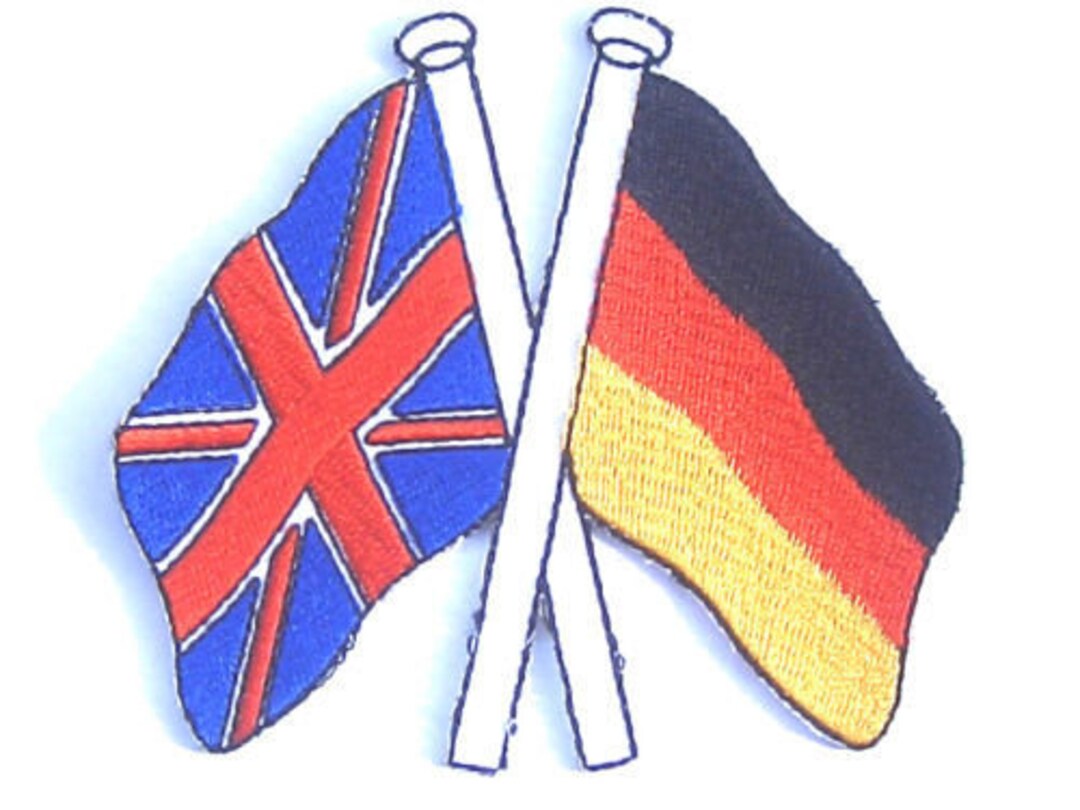 Union Jack / Germany Flags World Embroidered Patch Badge (A187) - Etsy