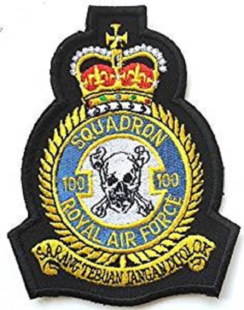 RAF No.100 Squadron Royal Air Force Military Embroidered Patch | Etsy
