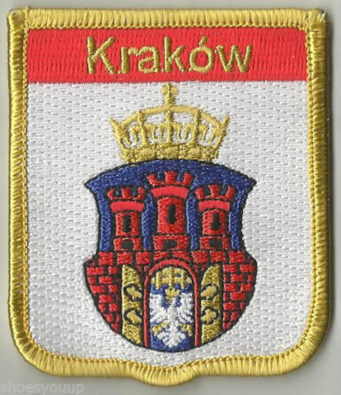 Krakow Flag World Embroidered Patch | Etsy