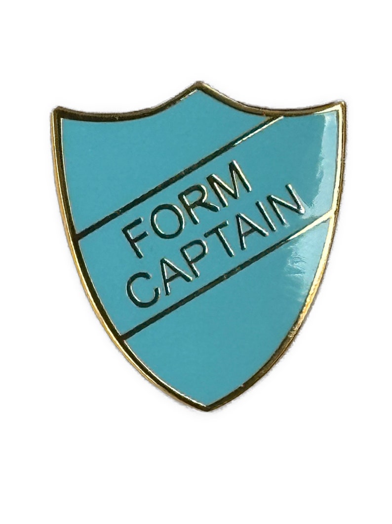 School Form Captain School / College Light Blue Enamel Lapel Pin Badge ...