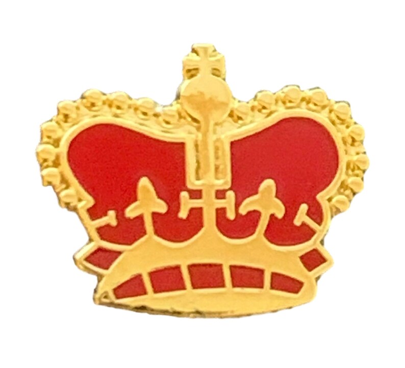 Small Royal Crown Monarchy Loyalist Badge Enamel Lapel Pin - Etsy