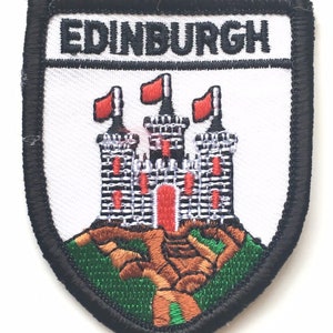 Edinburgh Castle Embroidered Patch - Etsy