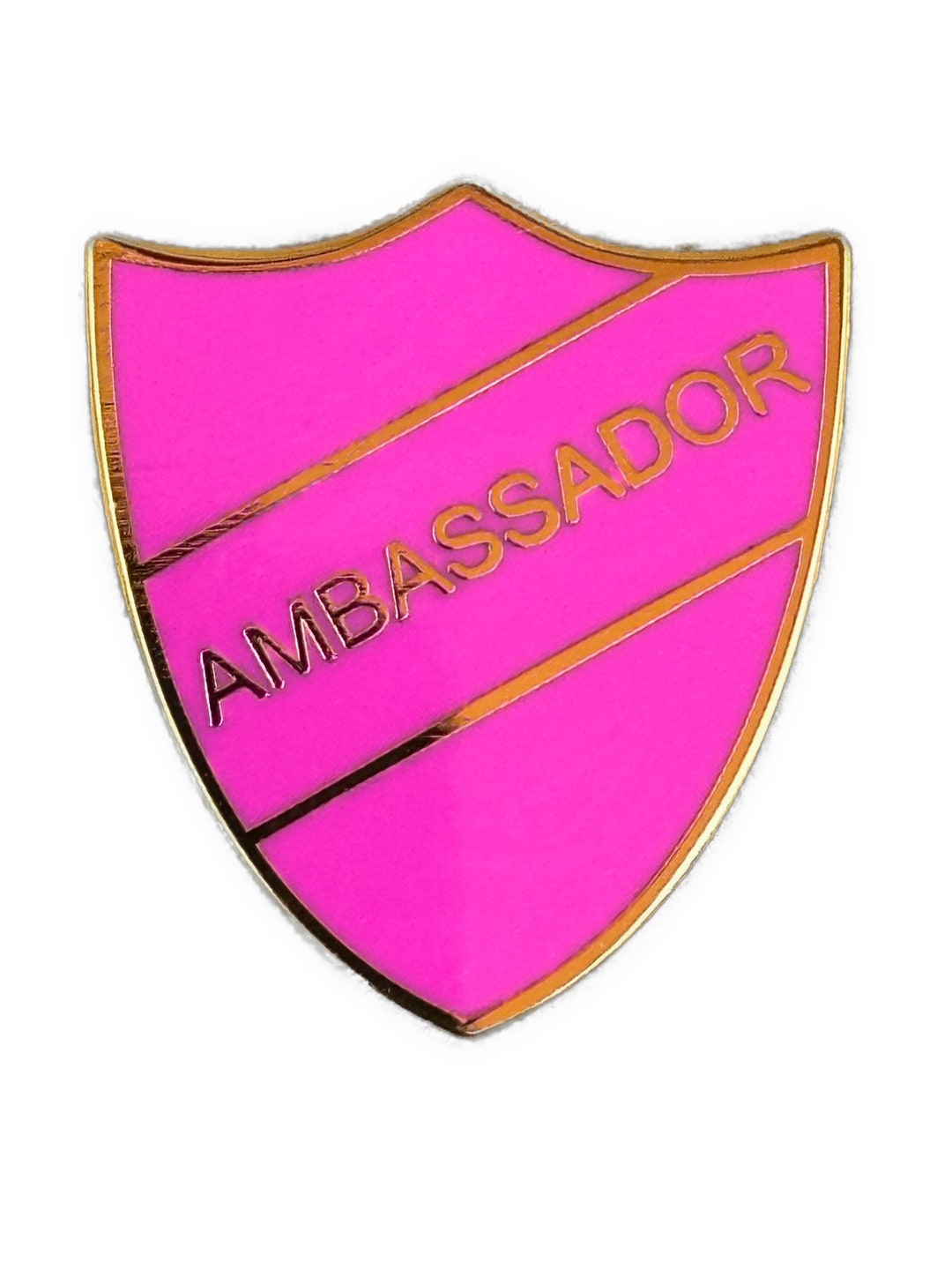 School Ambassador School / College Pink Enamel Lapel Pin Badge - Etsy