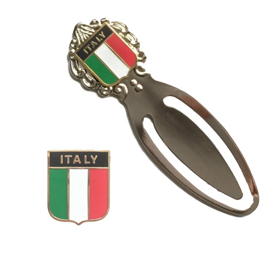 Italy Shield Flag Enamel Crested Badge and Italy Flag Enamel | Etsy