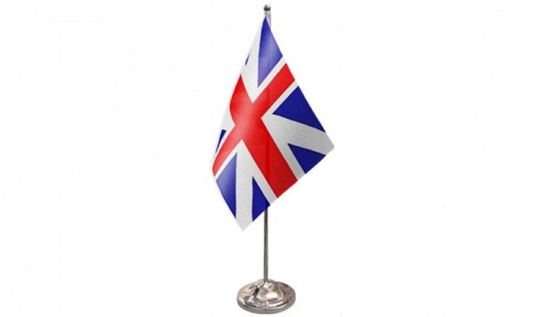 Kings Colours Union Jack National 9'' X 6'' Satin Printed Table Desk ...
