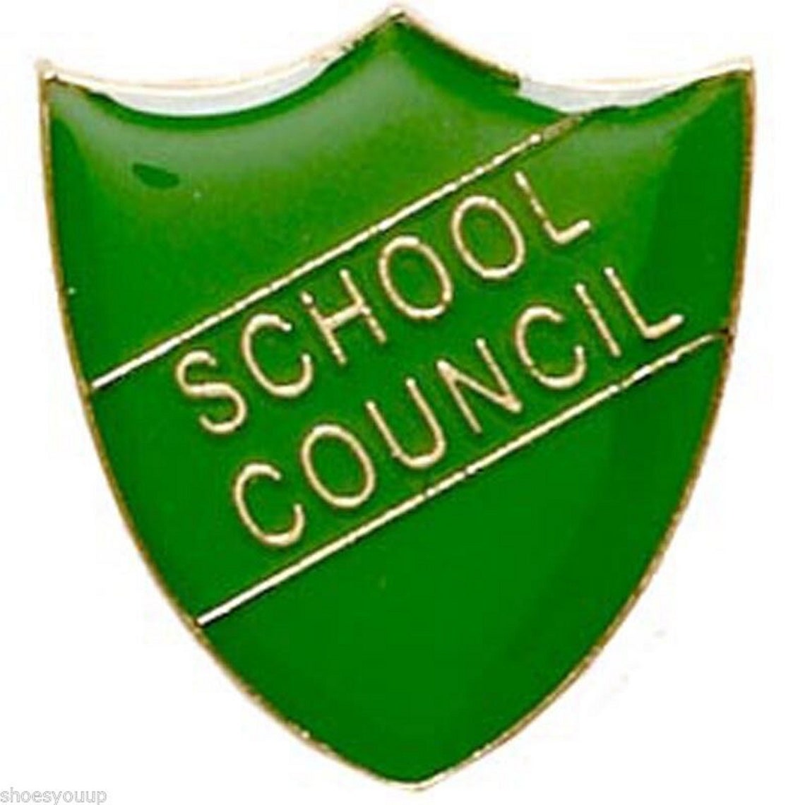 Green School Council Shield Shape Badge Ideal for Schools - Etsy UK