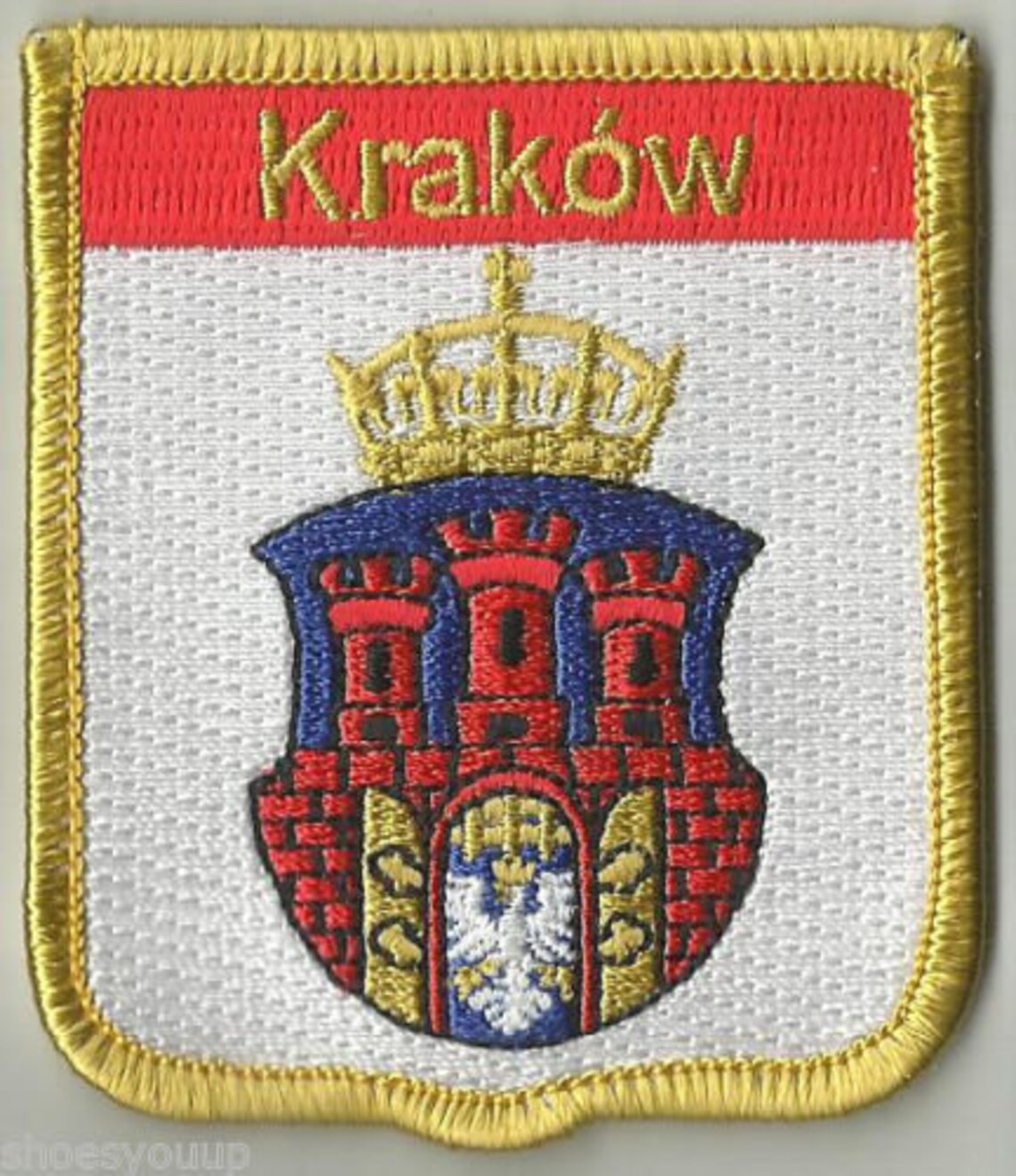 Krakow Flag World Embroidered Patch | Etsy