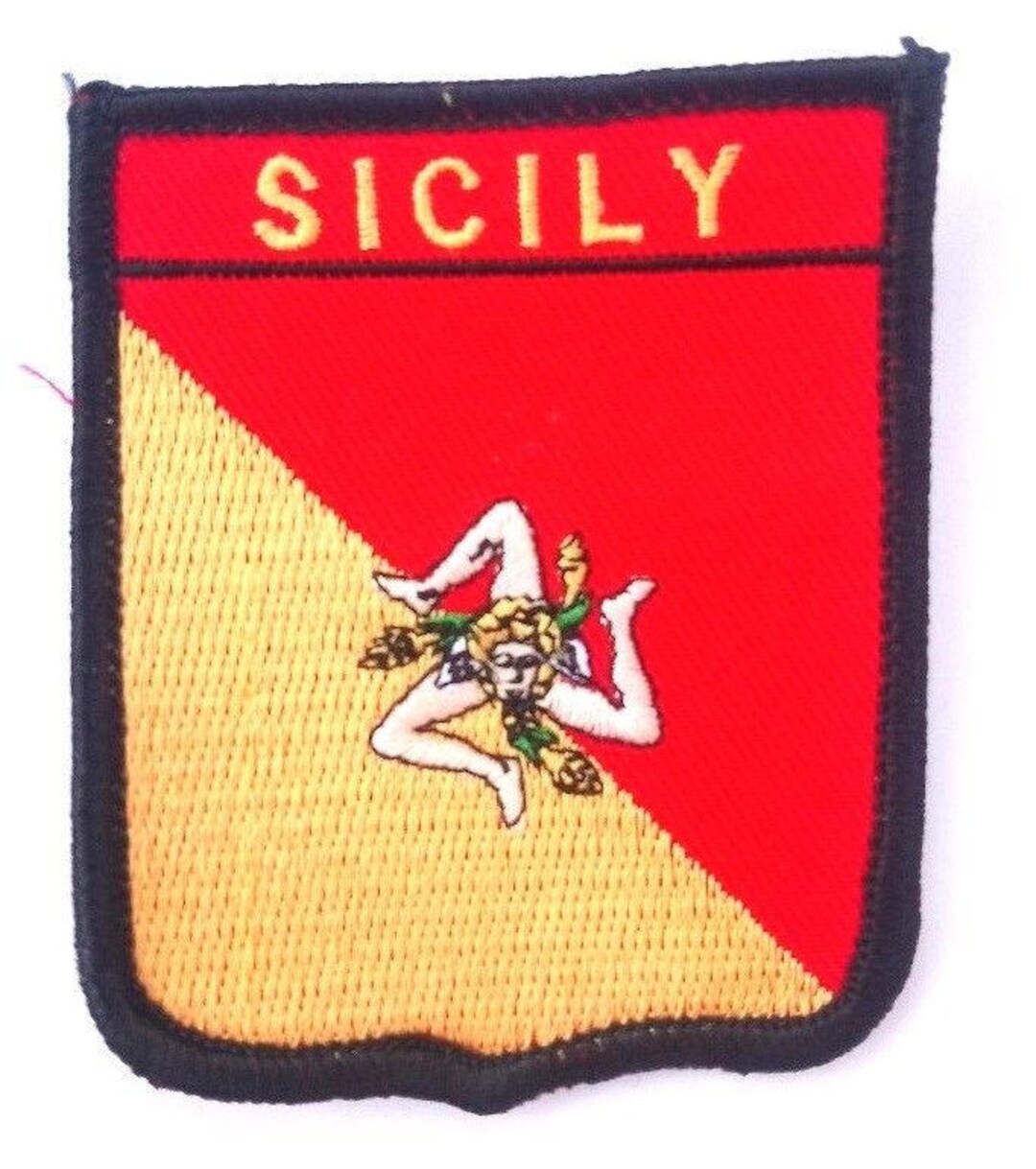 Sicily Embroidered Patch - Etsy