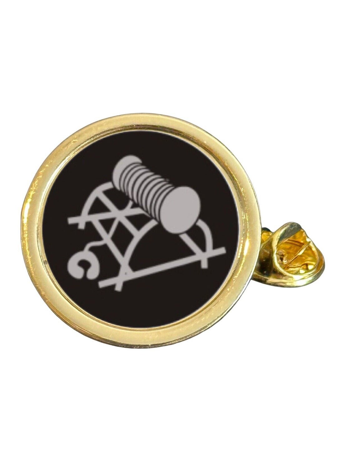 Surfing Surf Reel Gold Plated Domed Lapel Pin Badge in Bag - Etsy