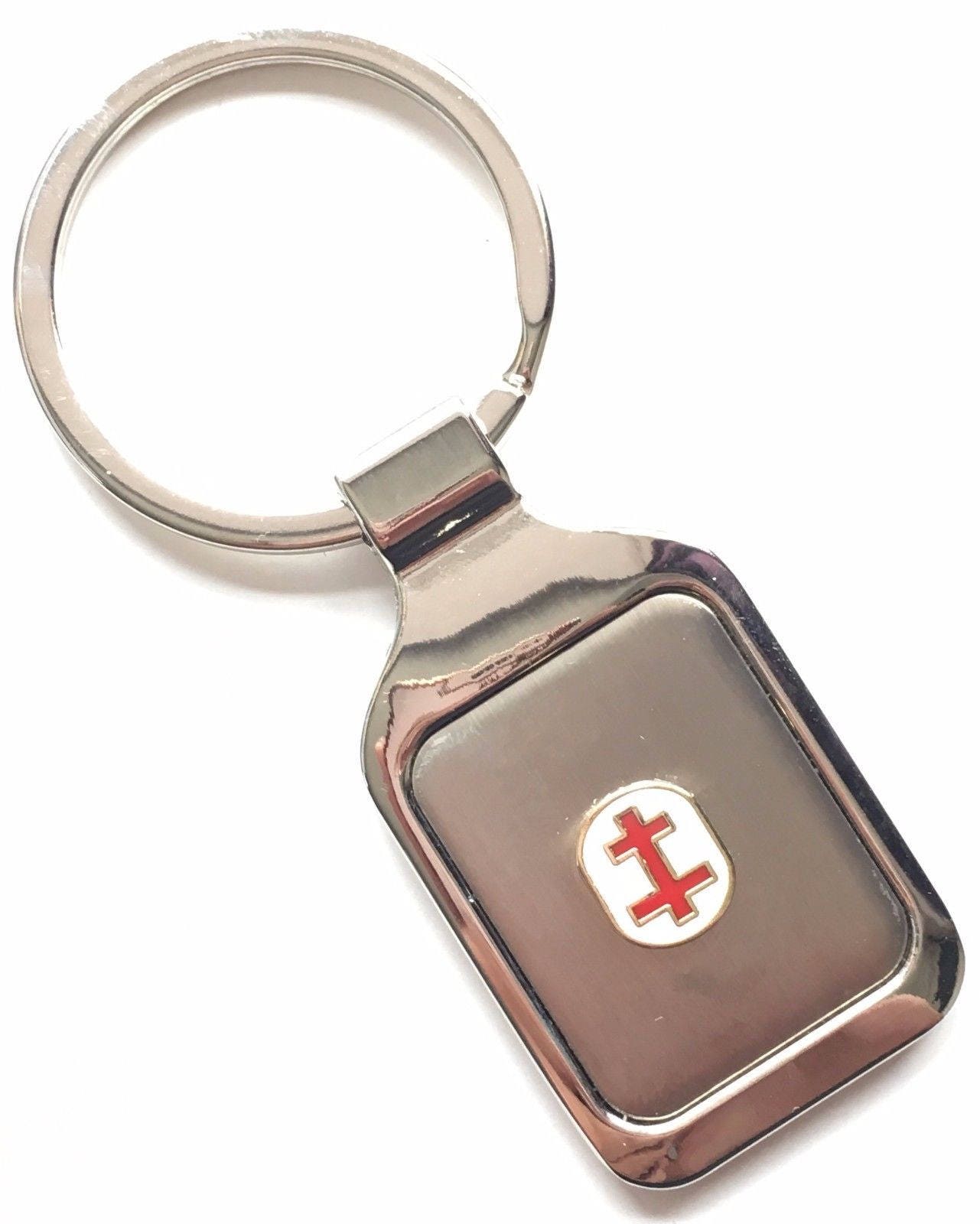 Personalised Engraved Masonic Past Preceptor Crested Key Ring - Etsy UK