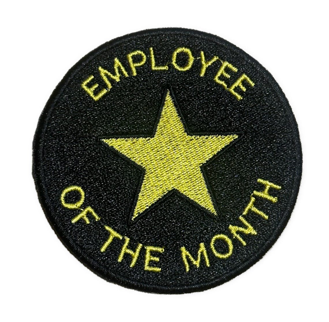 Star Employee of the Month 70mm Embroidered Patch Sew or Iron On - Etsy