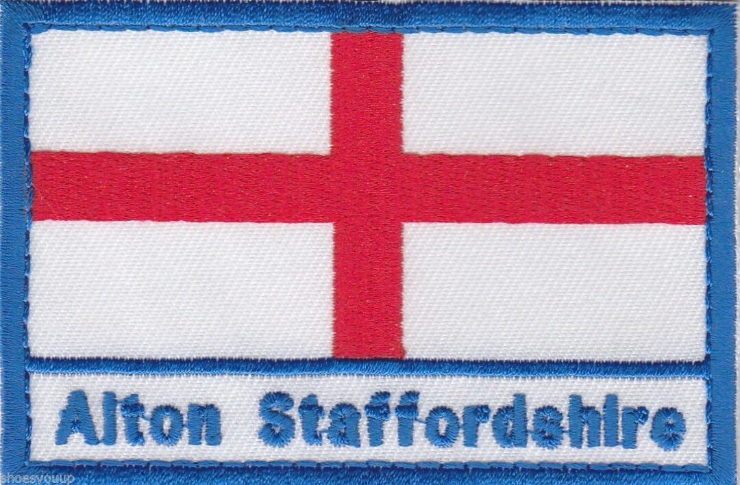 Alton Staffordshire England Town & City Embroidered Sew on Patch Badge - Etsy Singapore