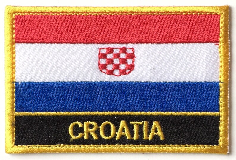 Croatia Embroidered Sew or Iron on Patch Badge - Etsy