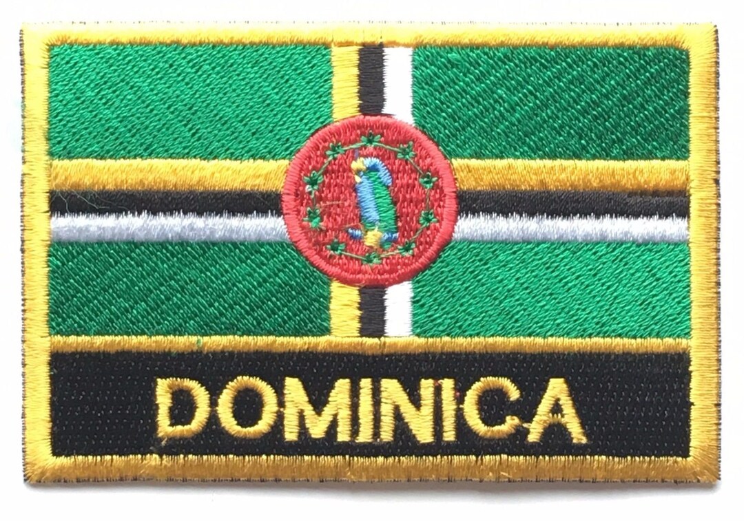 Dominica Embroidered Sew or Iron on Patch Badge - Etsy