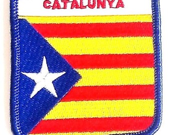 Catalunya Estelada Spain Crest Flag Embroidered Patch - Etsy