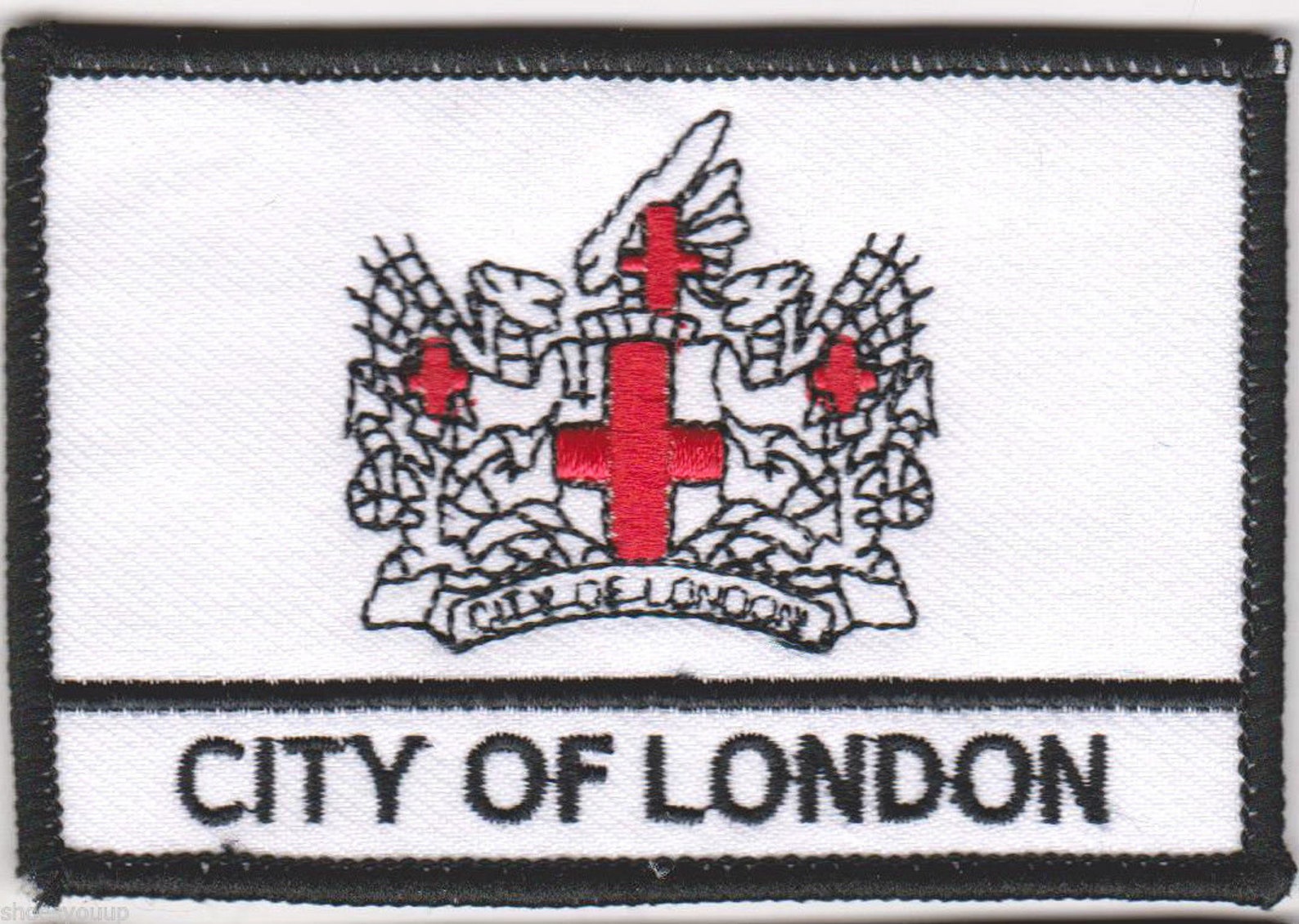 City of London Crest Coat of Arms Oblong Embroidered Patch Badge - Etsy UK