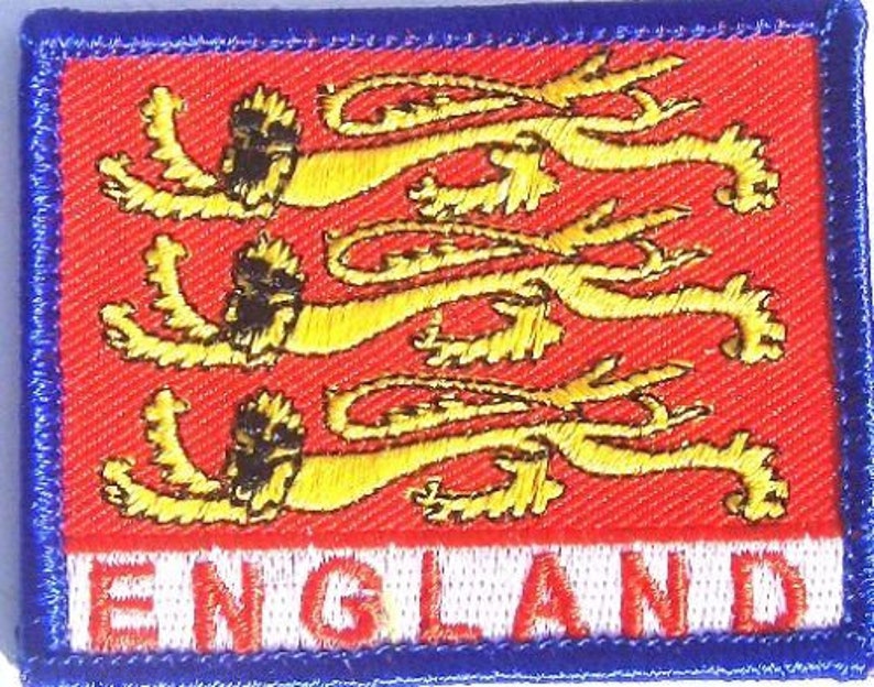 England Three Lions Sew on Embroidered Patch Badge (A450) - Etsy