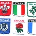 Set of All Six Nations Rugby Shield Patches eng A131 scot - Etsy