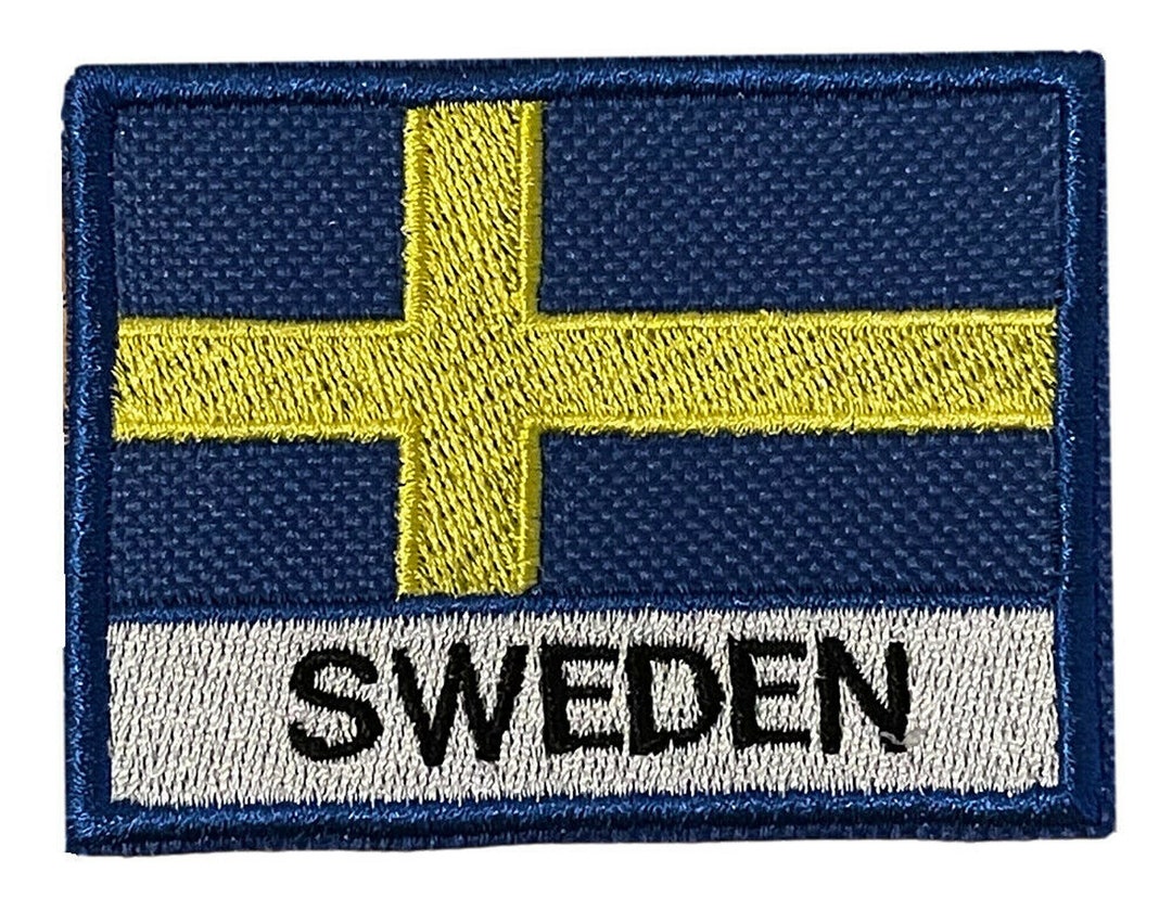Any Sweden Town City Name Embroidered on to This Swedish Sverige Patch ...
