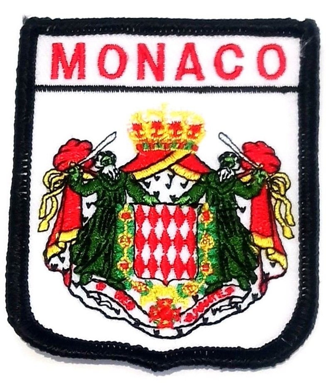 Monaco Embroidered Patch - Etsy