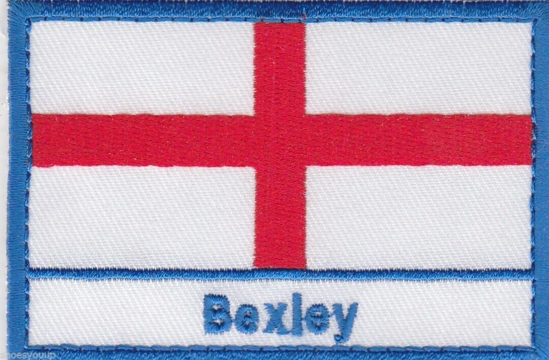 Bexley England Town & City Embroidered Sew on Patch Badge - Etsy