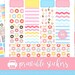 Printable Planner Stickers Donut Themed Weekly Kit W/ Cut | Etsy