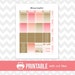 Printable Planner Stickers Rose & Gold Weekly Kit Shabby Chic - Etsy