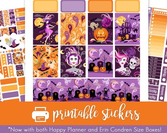 Printable Planner Stickers October / Fall / Autumn Weekly Kit | Etsy
