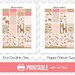 Printable Planner Stickers Rose & Gold Weekly Kit Shabby Chic - Etsy