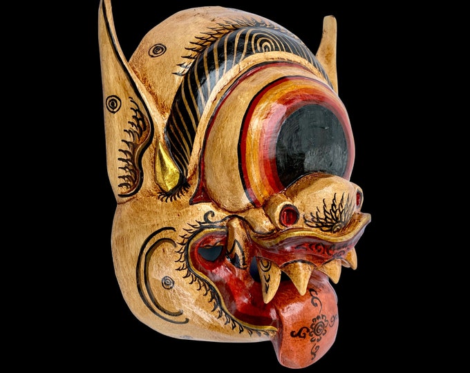 Balinese Demon Mask Cyclops | Mata Besek One Eyed Monster Rakshasa Mask ...