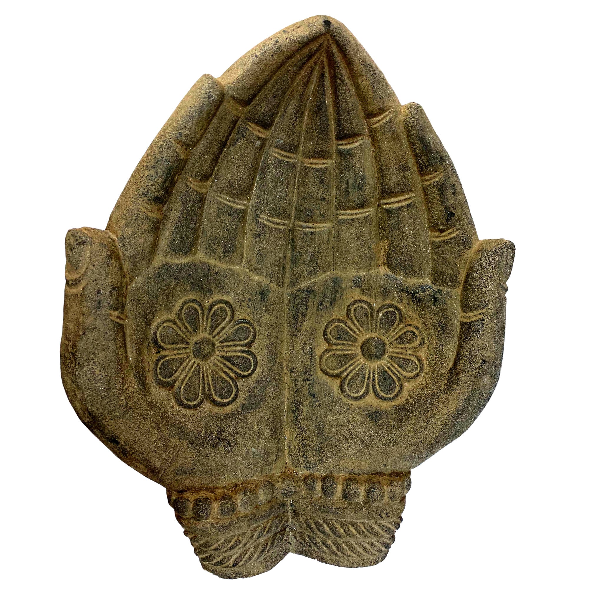 Buddha Blessing Mudra Hand Offering Bowl Statue Bird Bath - Etsy