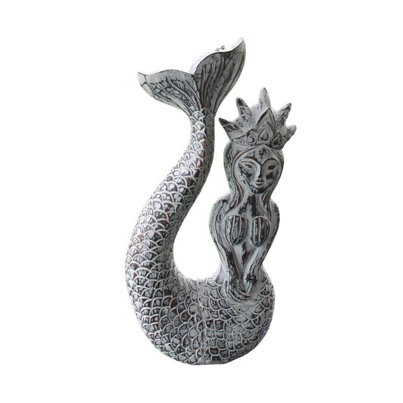 Mermaid Princess Relief Wall Art Panel Hand Carved Wood Bali | Etsy