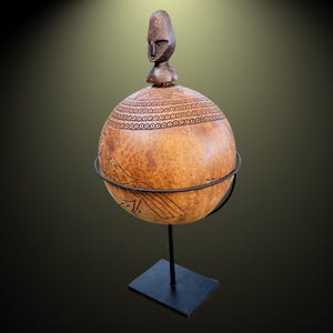 Betel Nut Container Hand Carved Calabash Gourd Medicine Canister ...