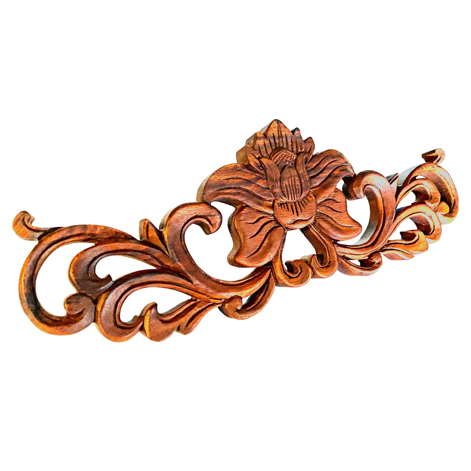 Balinese Decorative Lotus Relief Panel Architectural Detail - Etsy