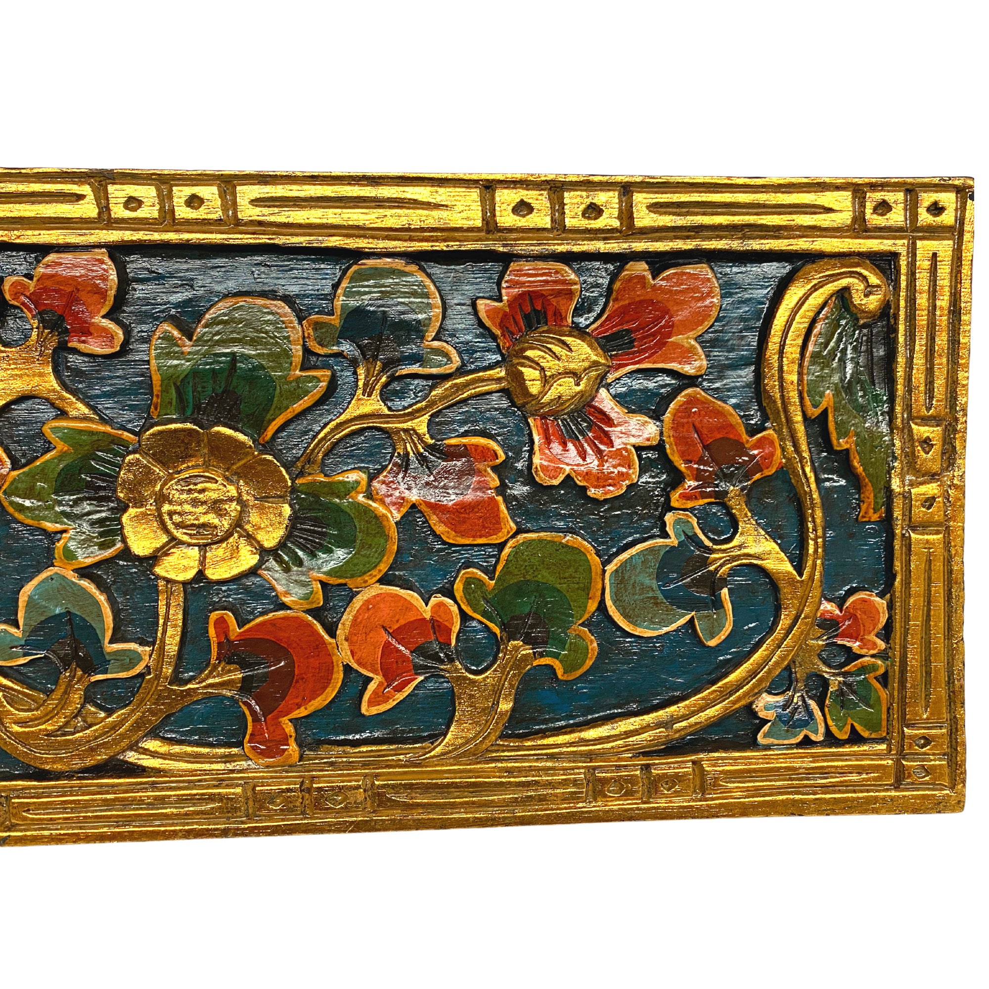 Balinese Lotus Panel Architectural Relief Wood Carving Bali - Etsy